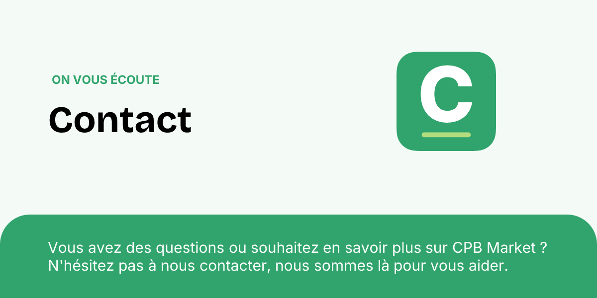Contact - CPB Market